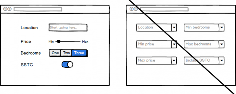 Improve UX & conversion. Ditch the drop down - Tom Starley Consultancy